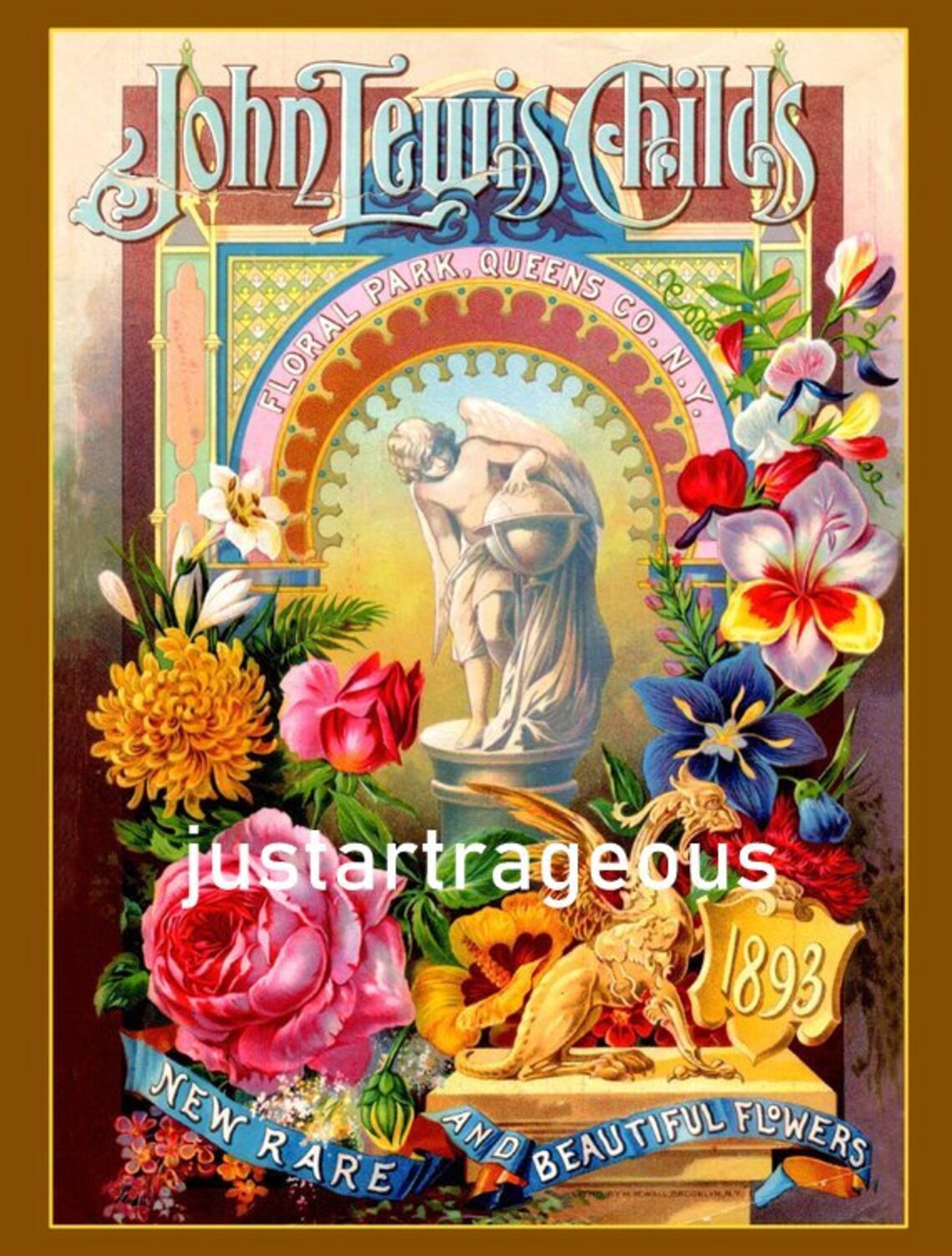 John Lewis Childs 1893 Floral Park Catalog, Antique Seed and Flower ...