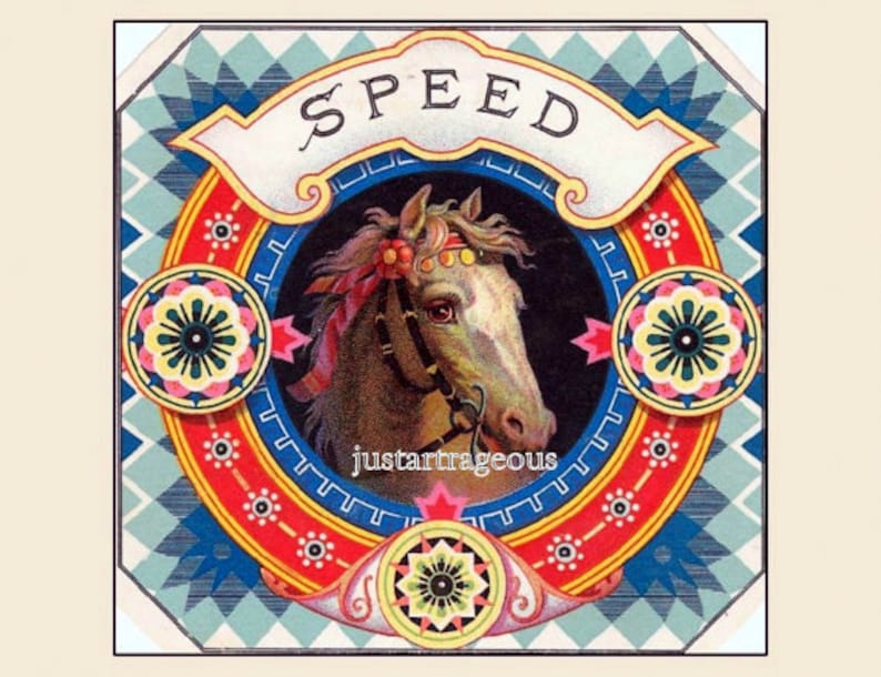 Vintage Speed Cigar Label Vintage Advertisement Tobacco Ads - Etsy
