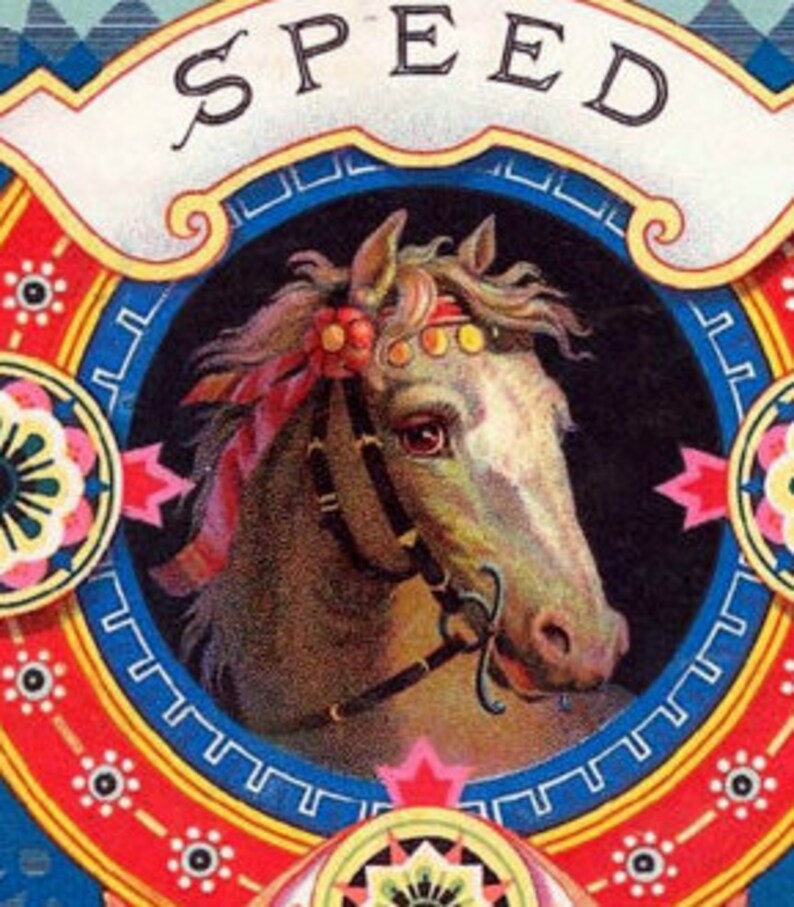 Vintage Speed Cigar Label vintage Advertisement Tobacco ads | Etsy