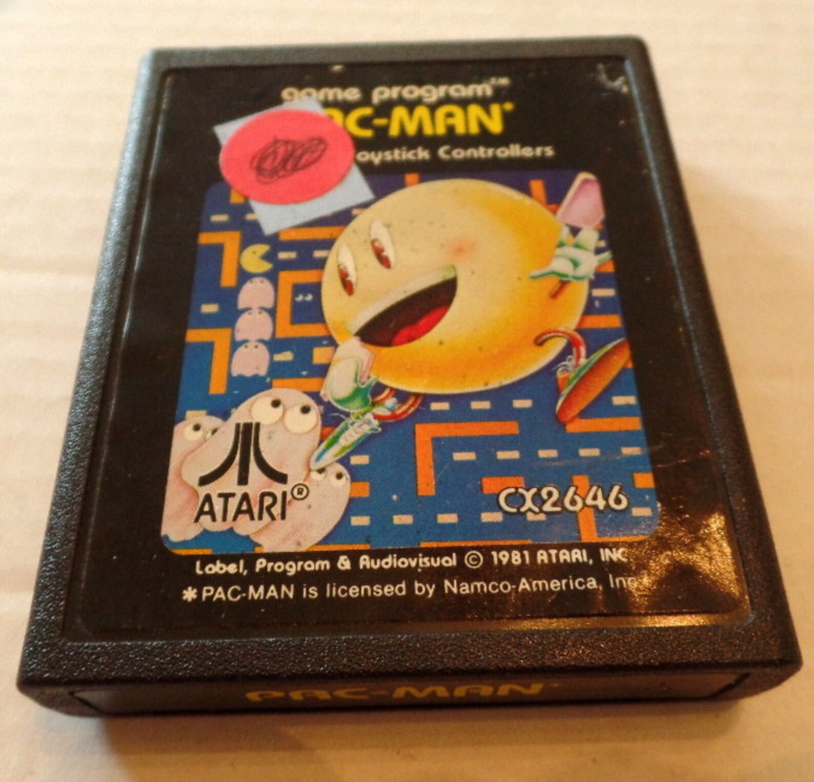 Atari Pac-man Cartridge 1981. | Etsy