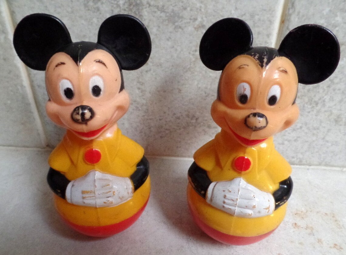 3 Vintage Mickey Mouse Items Mickey Mouse Disney Baby - Etsy