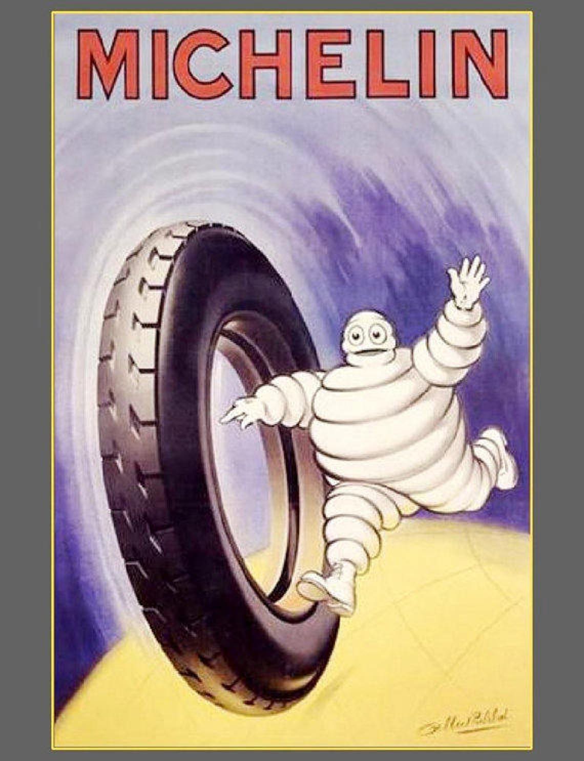 Michelin Man Advertisement Tire Automobile Car Mechanics - Etsy