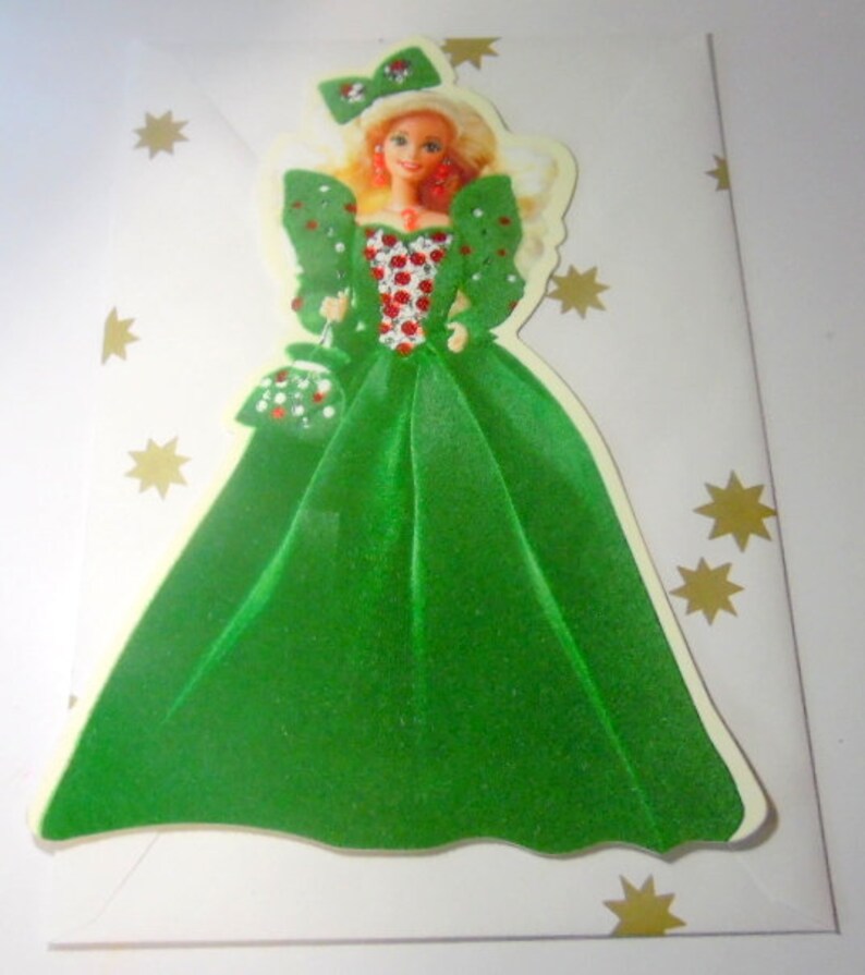 Set of 3 Holiday Barbie Hallmark Greeting Cards MIB. 1995 No - Etsy