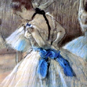Dance Class, by Edgar Degas. Blue Tutus, Ballet, Dance Recital ...