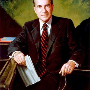 Portrait of Richard Nixon, 1984, 37th President, Us Senator, Vice ...