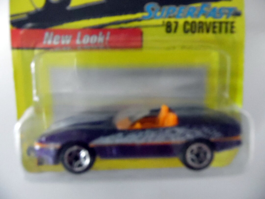 1987 Corvette, Matchbox Super Fast in Orig. Box. 1997,1:64 Scale, 14 of ...