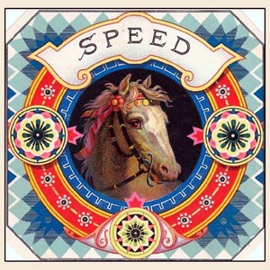 Vintage Speed Cigar Label, Vintage Advertisement, Tobacco Ads Antique ...