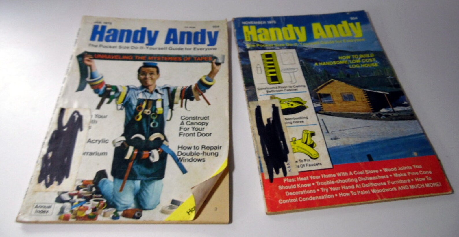 Pair 1978 & 1979 Handy Andy Magazines Mens Magazines How to - Etsy