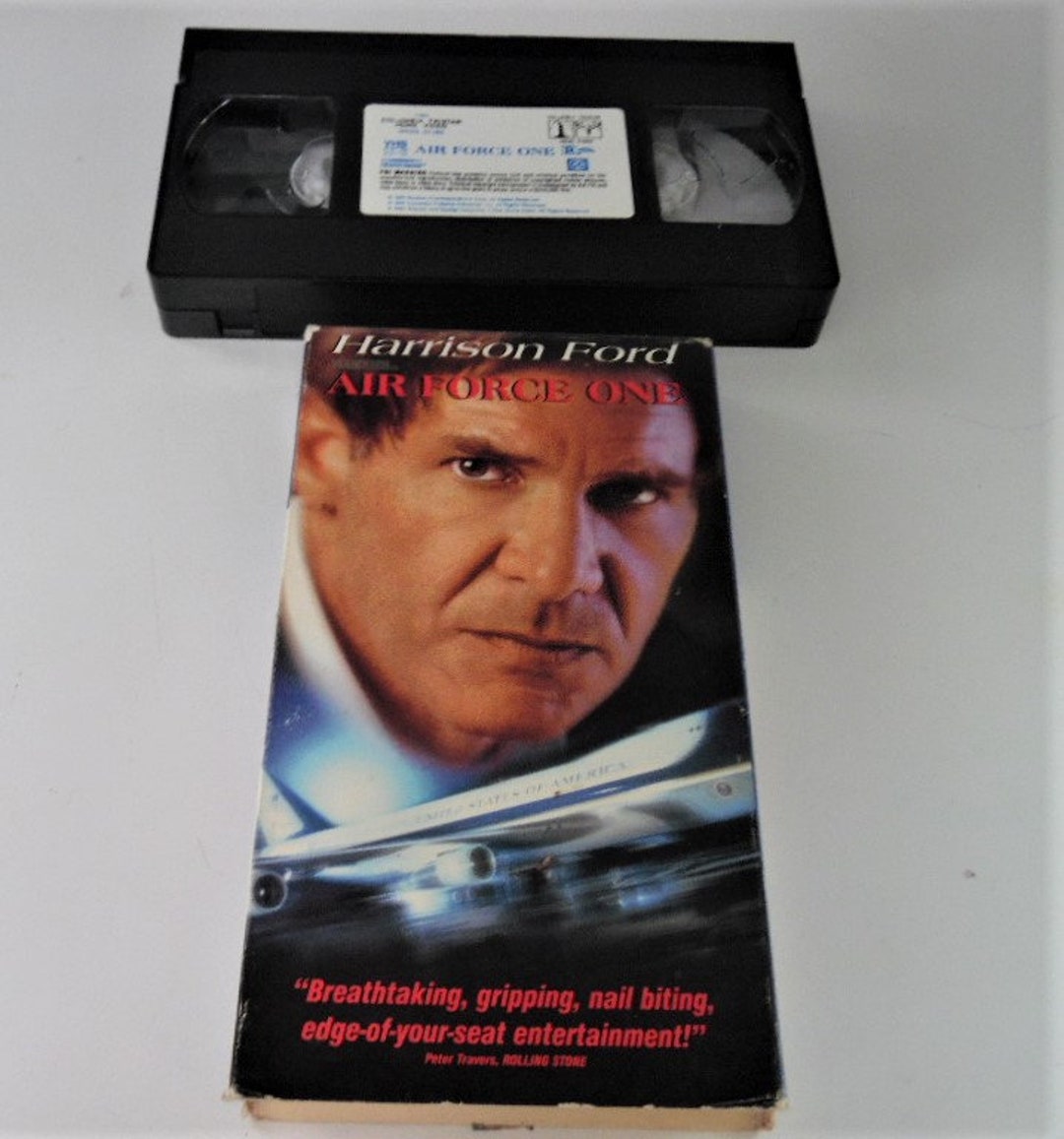 Air Force One With Harrison Ford,, Good Vintage Condition. VHS Movie ...