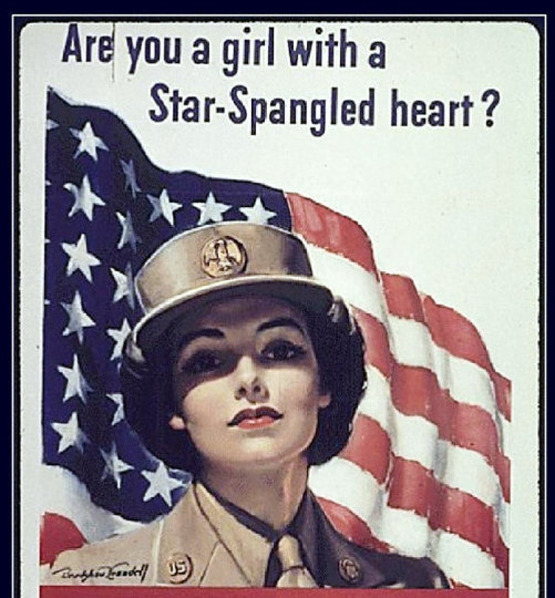 Join the WAC Now! Army Recriutment, Advertisement, Woman's Army,us ...