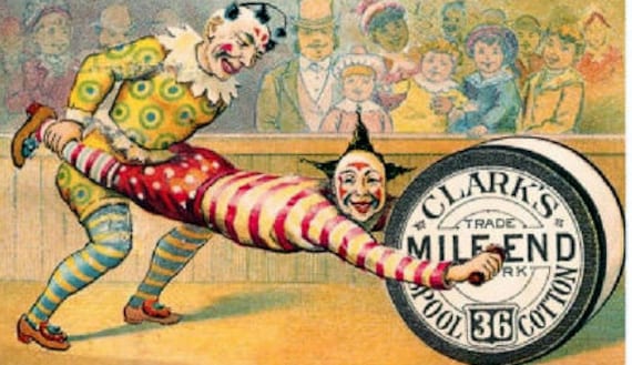 Vintage Circus Clown Poster