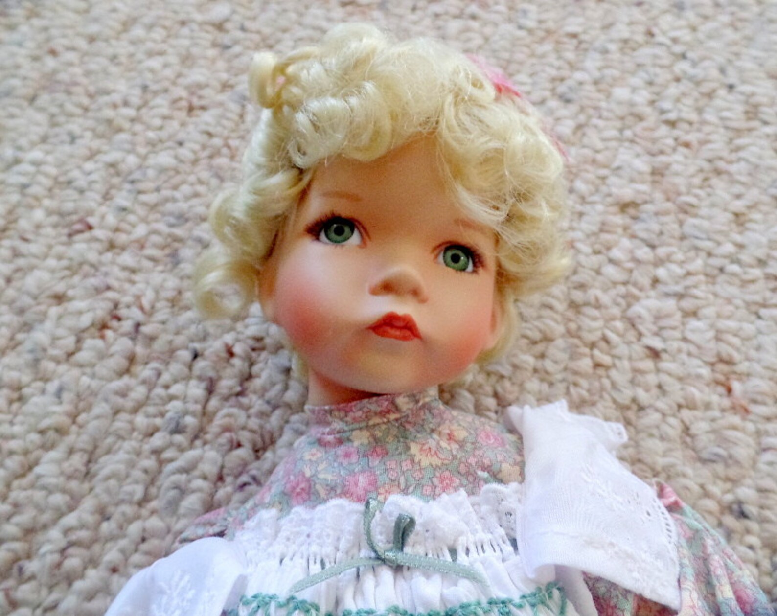 1990 Edwin M Knowles Porcelain Doll Mother Goose Collection. | Etsy