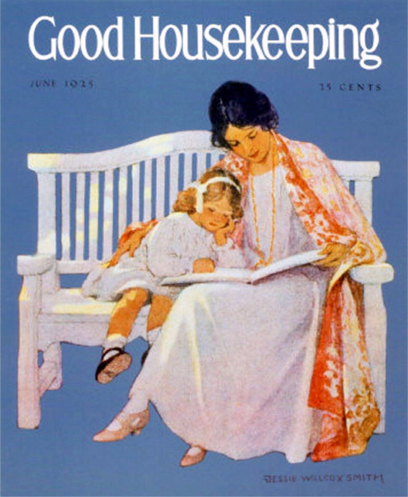 Good Housekeeping Magazine Cover June 1925 Jessie Willcox - Etsy