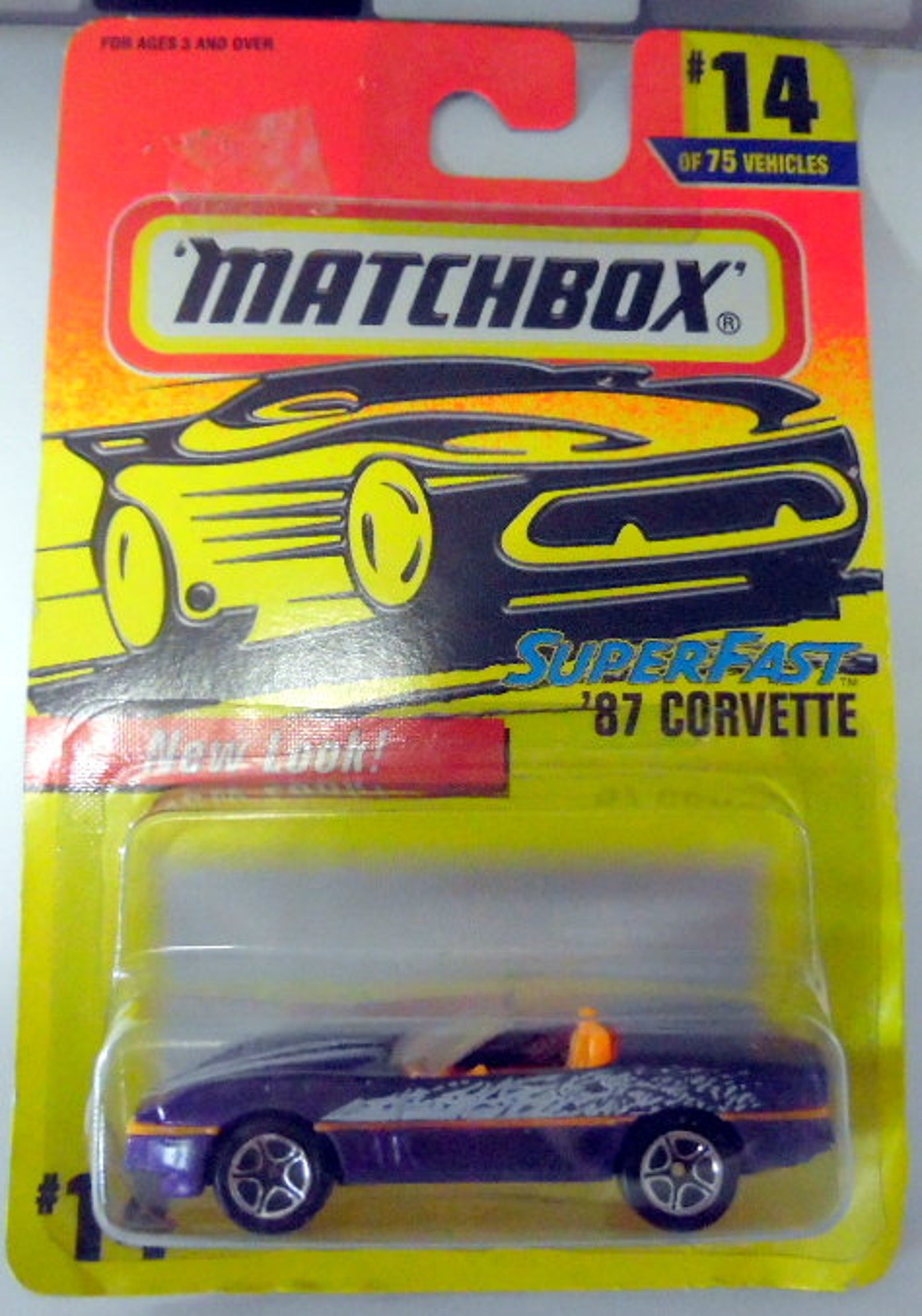 1987 Corvette Matchbox Super Fast in Orig. Box. 19971:64 | Etsy