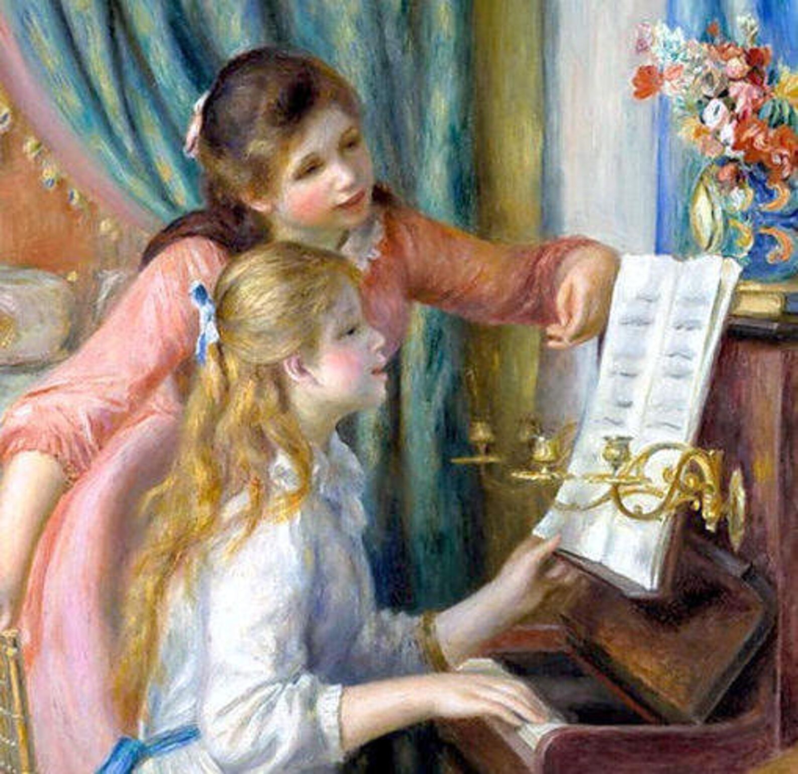 Auguste Renoir-young Girls at the Piano Music Room Decor the - Etsy