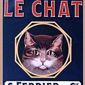Advertisement for Savon Le Chat. Savon Le Chat. C. Ferrier & Cie ...
