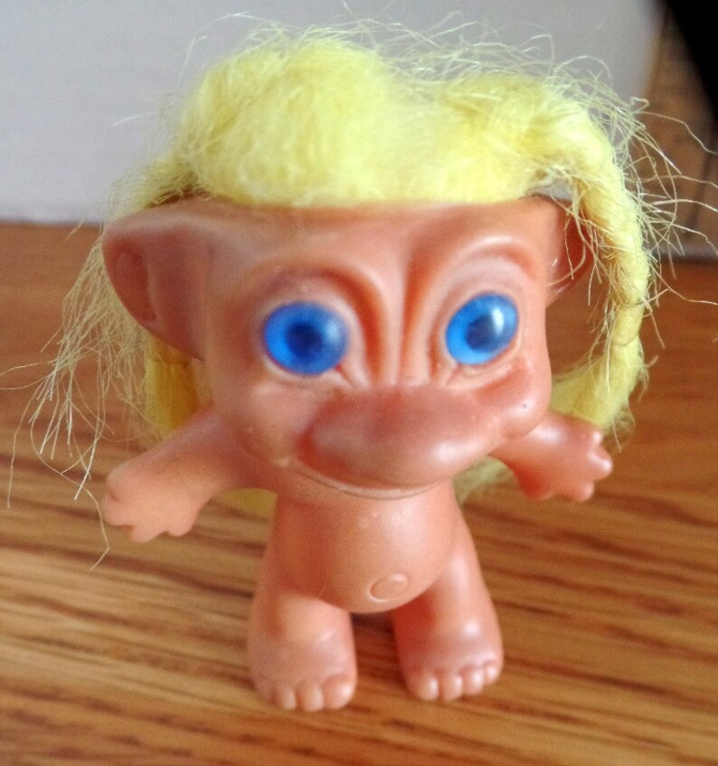 3 small trolls from the 80s and 90s. The 2 larger ones are | Etsy