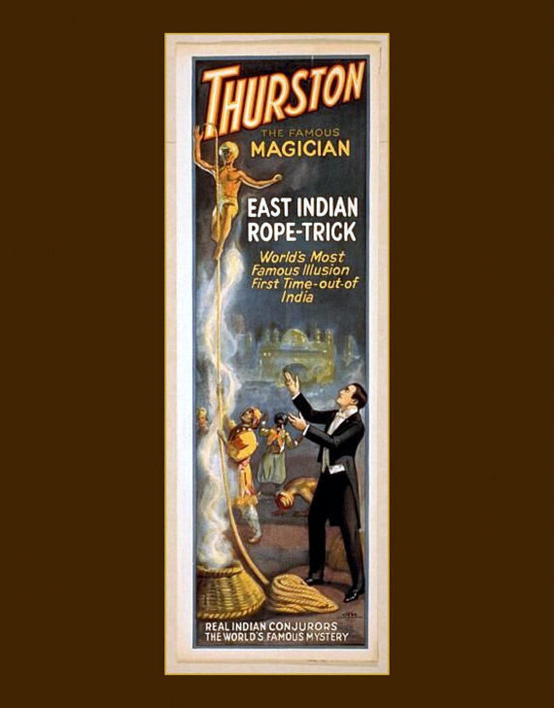 Thurston the Famous Magician East Indian Rope Trick Vintage - Etsy