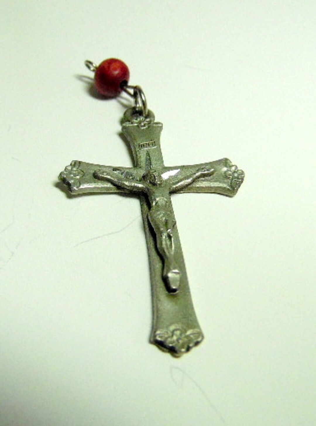 Vintage Silver Cross, Crucifix. Religious Pendant. Religious Cross ...