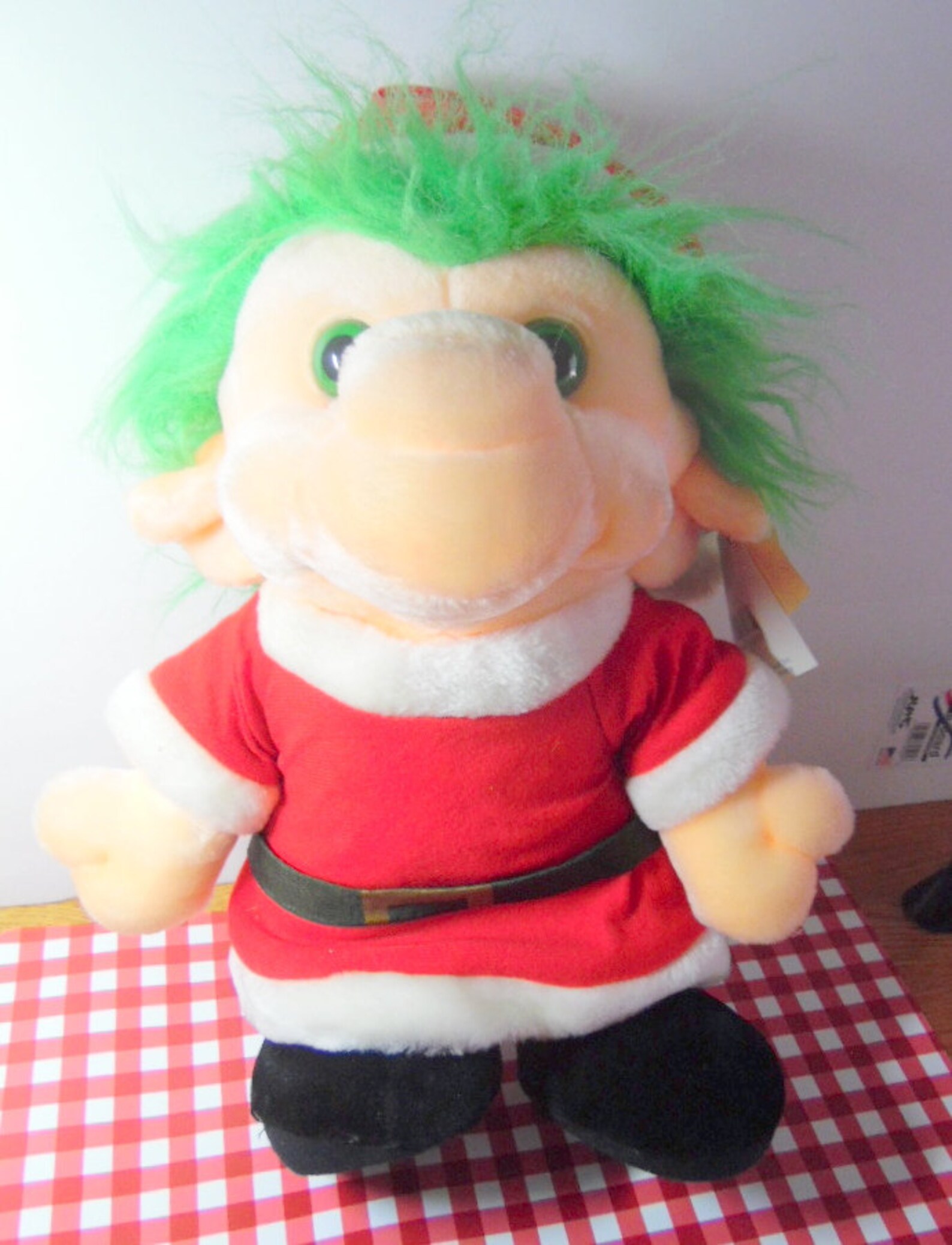 Vintage Santa Claus Trolio Troll Doll Made in Hong Kong - Etsy