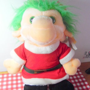 Vintage Santa Claus Trolio Troll Doll, Made in Hong Kong, 1980s Troll ...