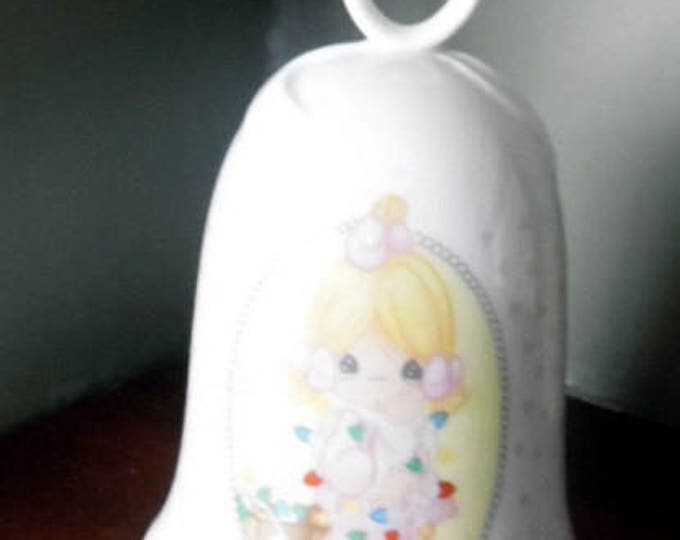Enesco Precious Moments Porcelain Bell. 1987. Christmas - Etsy