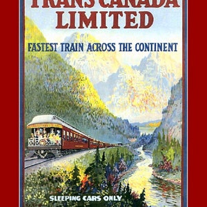 Vintage Travel Poster, Canadian Pacific Railways, Transportation ...
