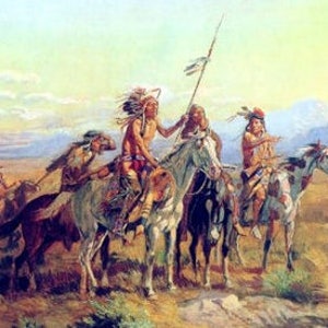 The Scouts, Charles M Russell, Native American, Indian Warriors ...
