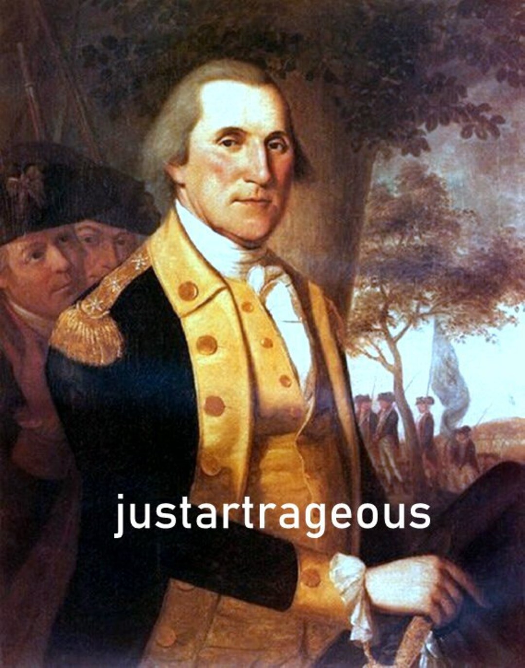George Washington-1787-by James Peale. General George Washington ...