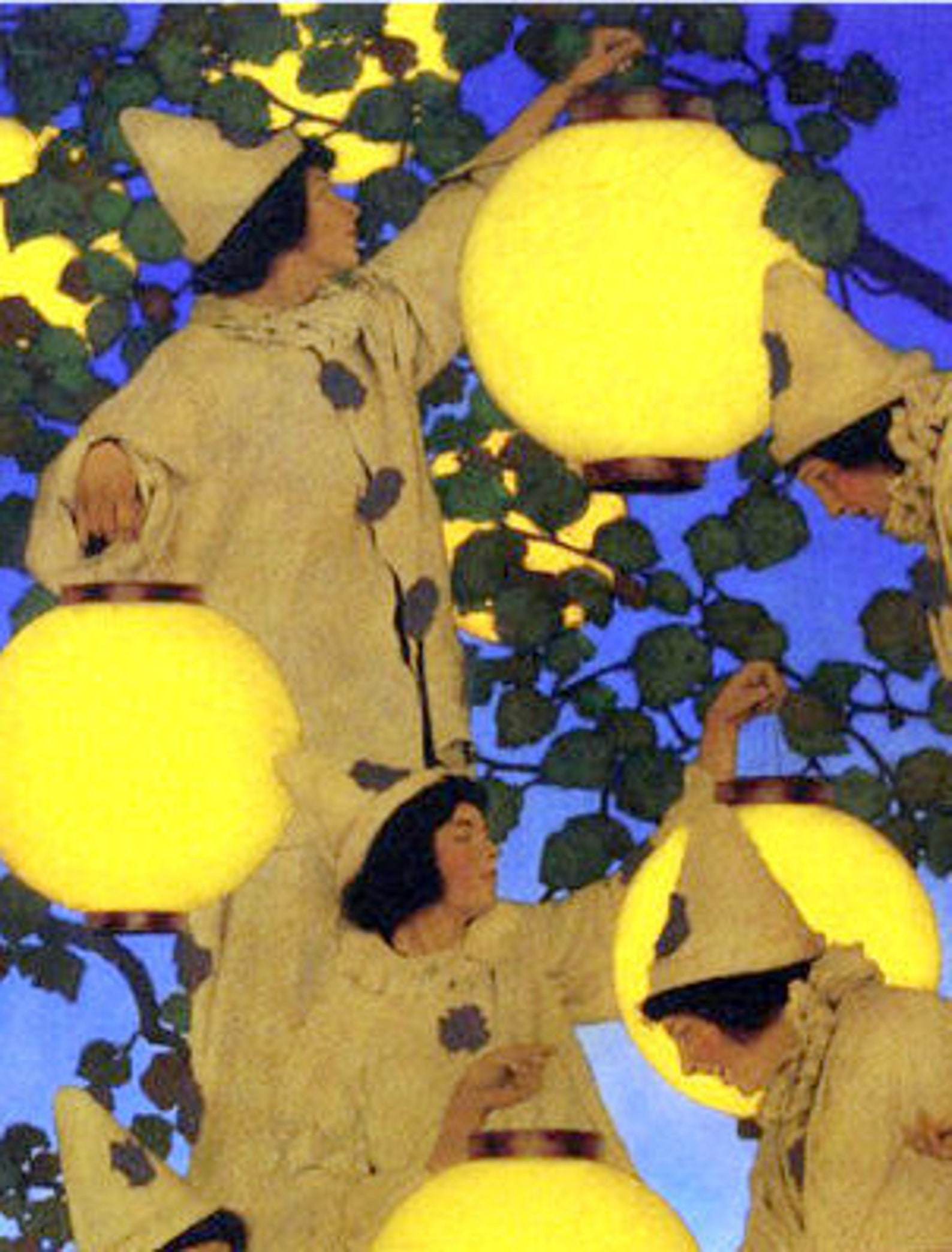 Maxfield Parrish the Lantern Bearers About 1908 Art Deco - Etsy