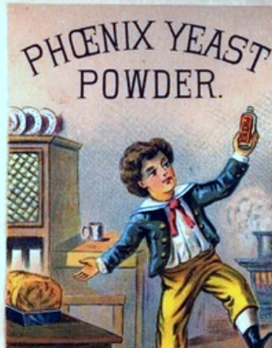 Phoenix Yeast Powder Vintage Baking Powder Advertisement - Etsy
