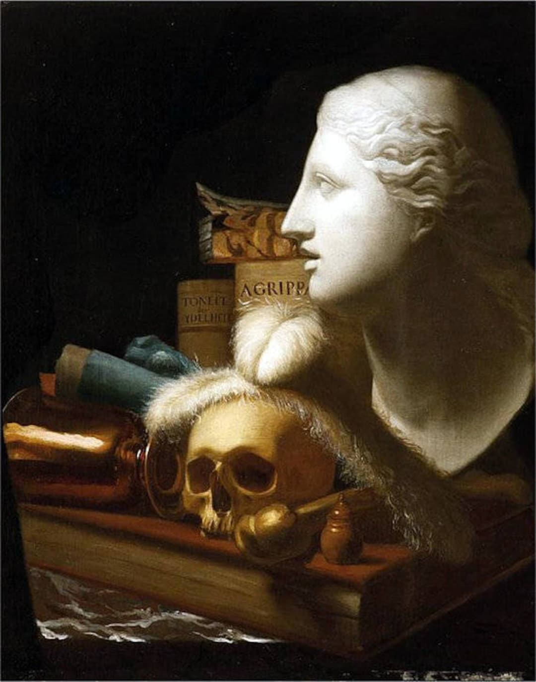 Vanitas, Anoymous, Bust, Skull, Still Life, Dark Arts, Skeleton ...