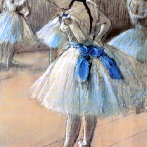 Dance Class, by Edgar Degas. Blue Tutus, Ballet, Dance Recital ...