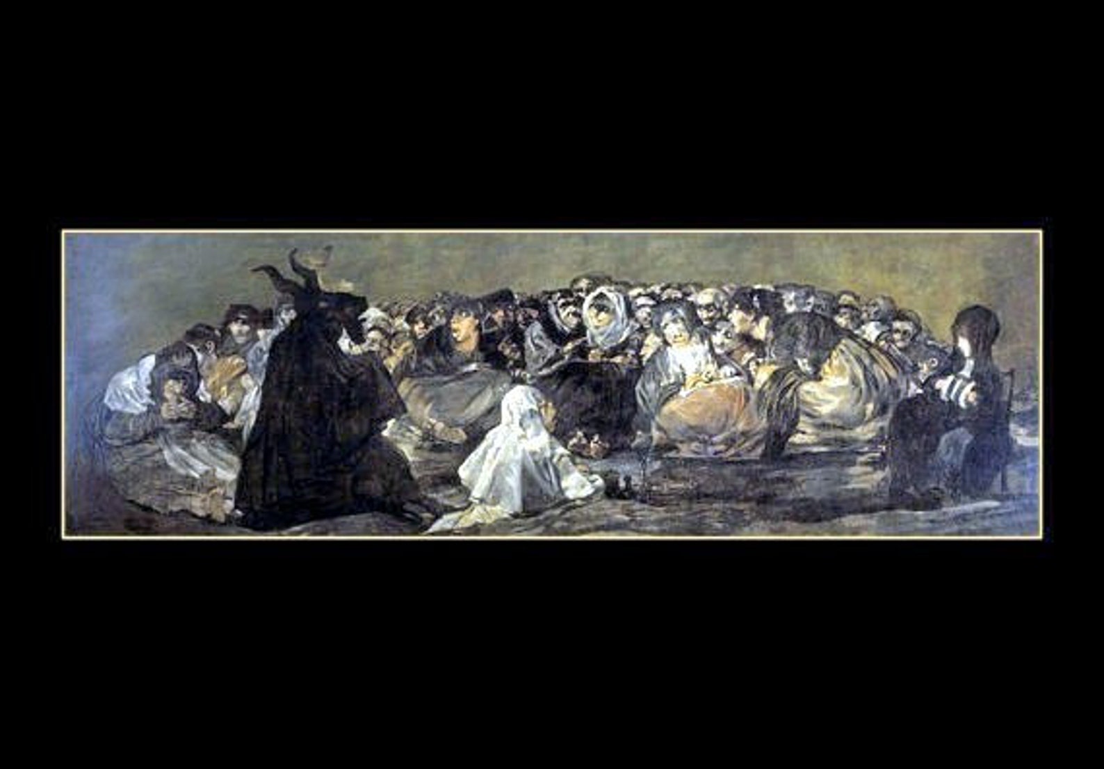 Francisco De Goya Witches Sabbath 1821-3 Lucientes Devil - Etsy