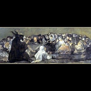 Francisco De Goya, Witches Sabbath, 1821-3, Lucientes, Devil, Goat ...
