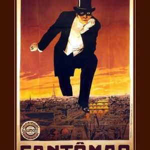 Vintage Theatre Advertisement, Phantom of the Opera, Fantomas, Opera ...