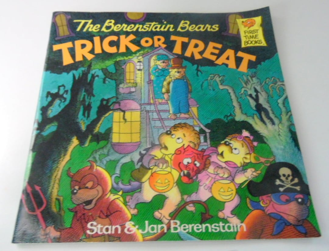 Berenstain Bears Trick or Treat,1989 Halloween Book, by Jan & Stan ...