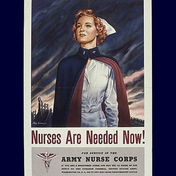 Wwii Army Nurse Corps - Etsy