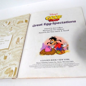 Little Golden Book, Goof Troop, Great Eggspectations. Kids Books ...