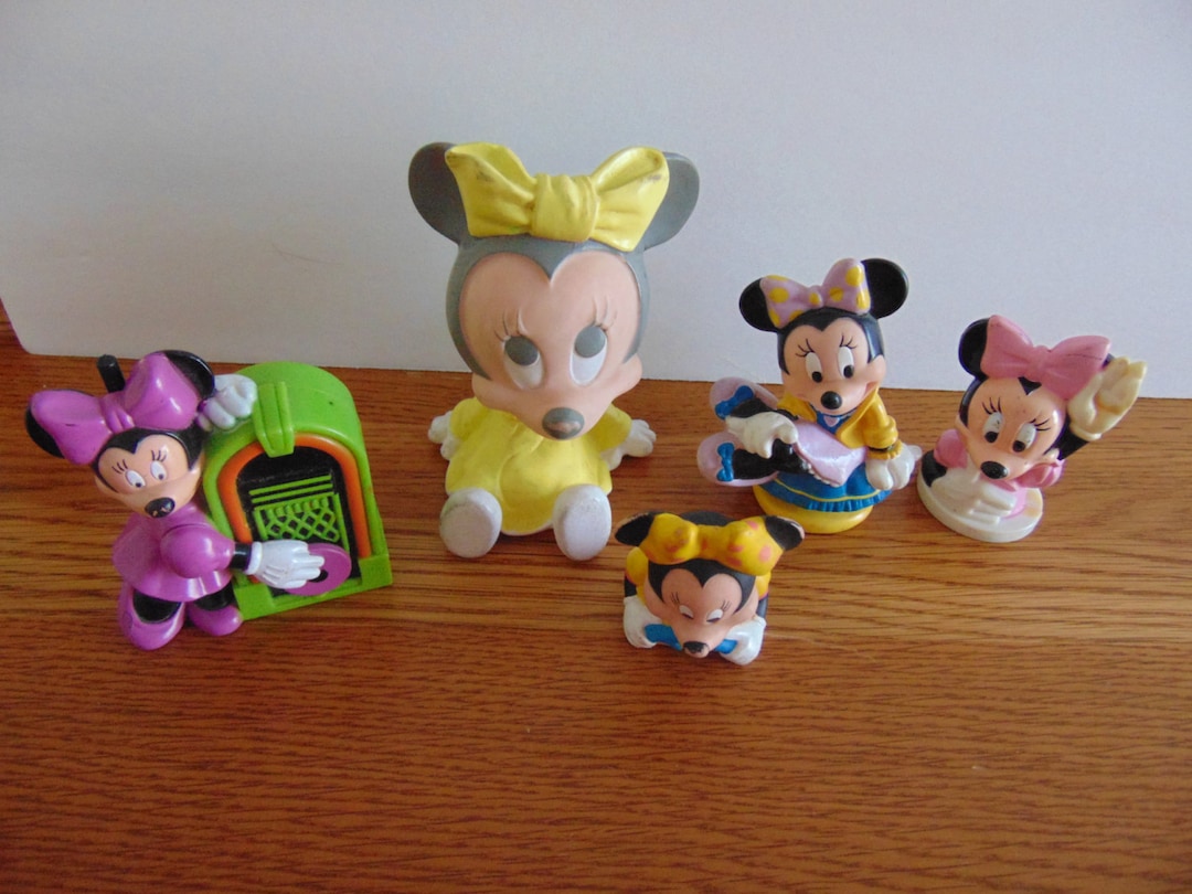 Selection of Vintage Rubber Minnie Mouse Toys 1970-80s. 5 - Etsy