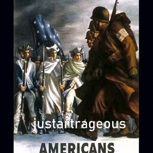 Americans Will Always Fight- Always Win. 1778-1943 WWII Era Poster, 11 ...