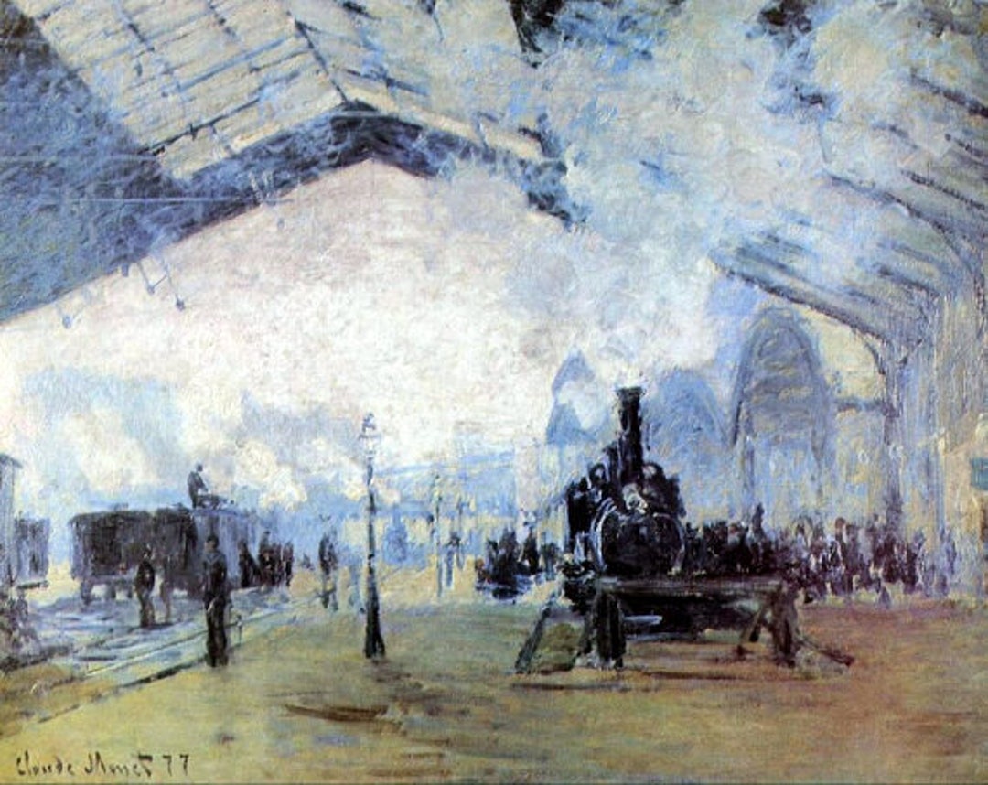 Monet Saint Lazare Train Station