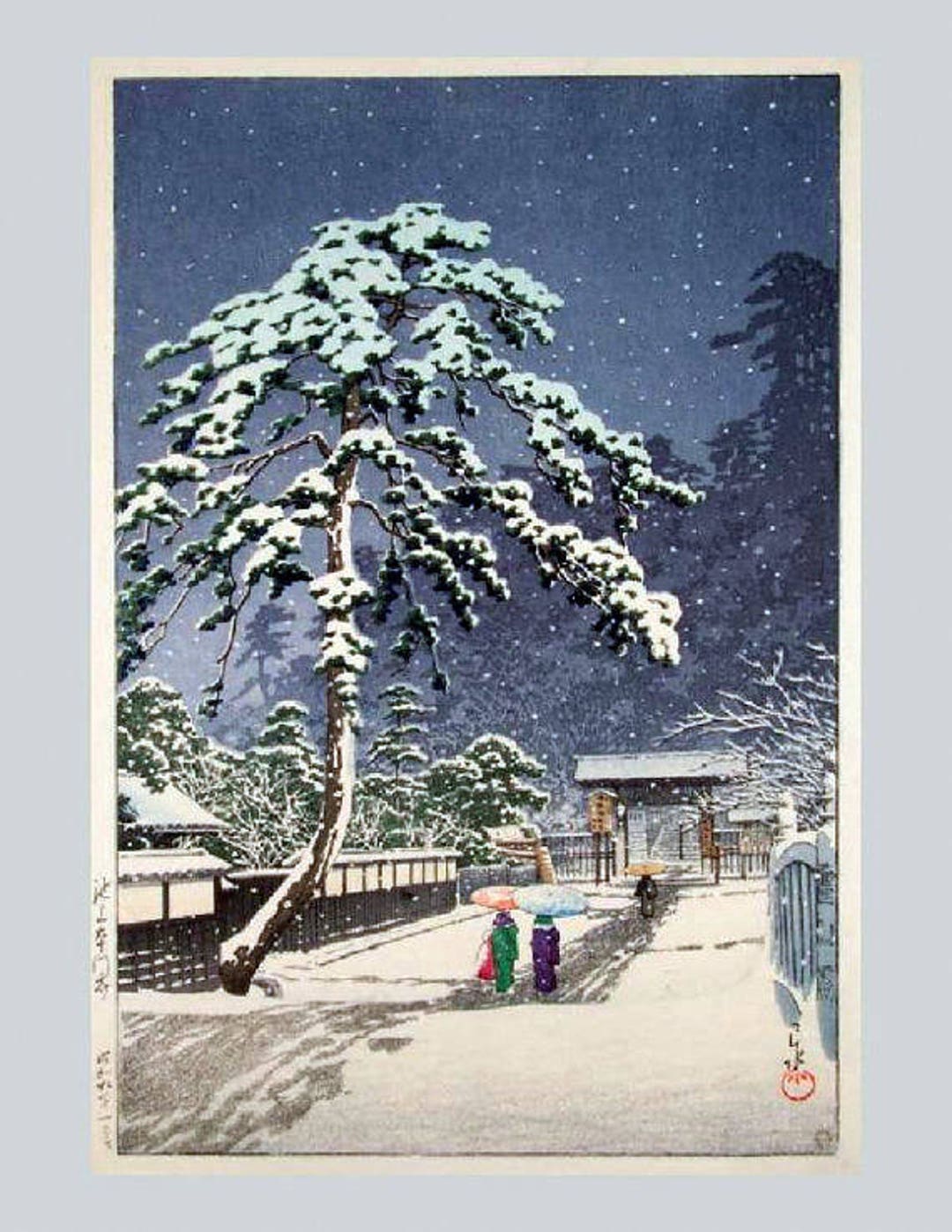 Snowy Village in China, Asian Winter Landscape, Winter Landscape ...