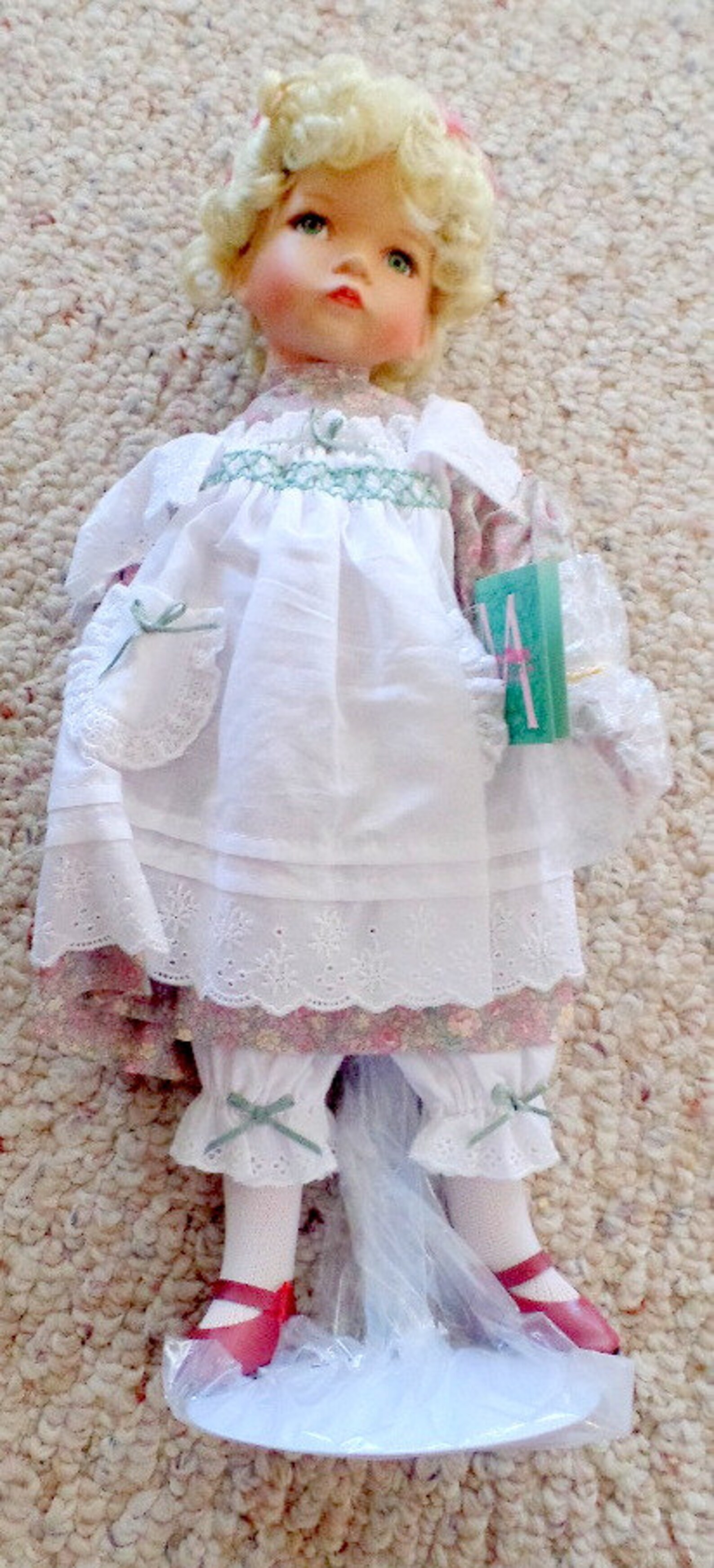 1990 Edwin M Knowles Porcelain Doll Mother Goose Collection. | Etsy