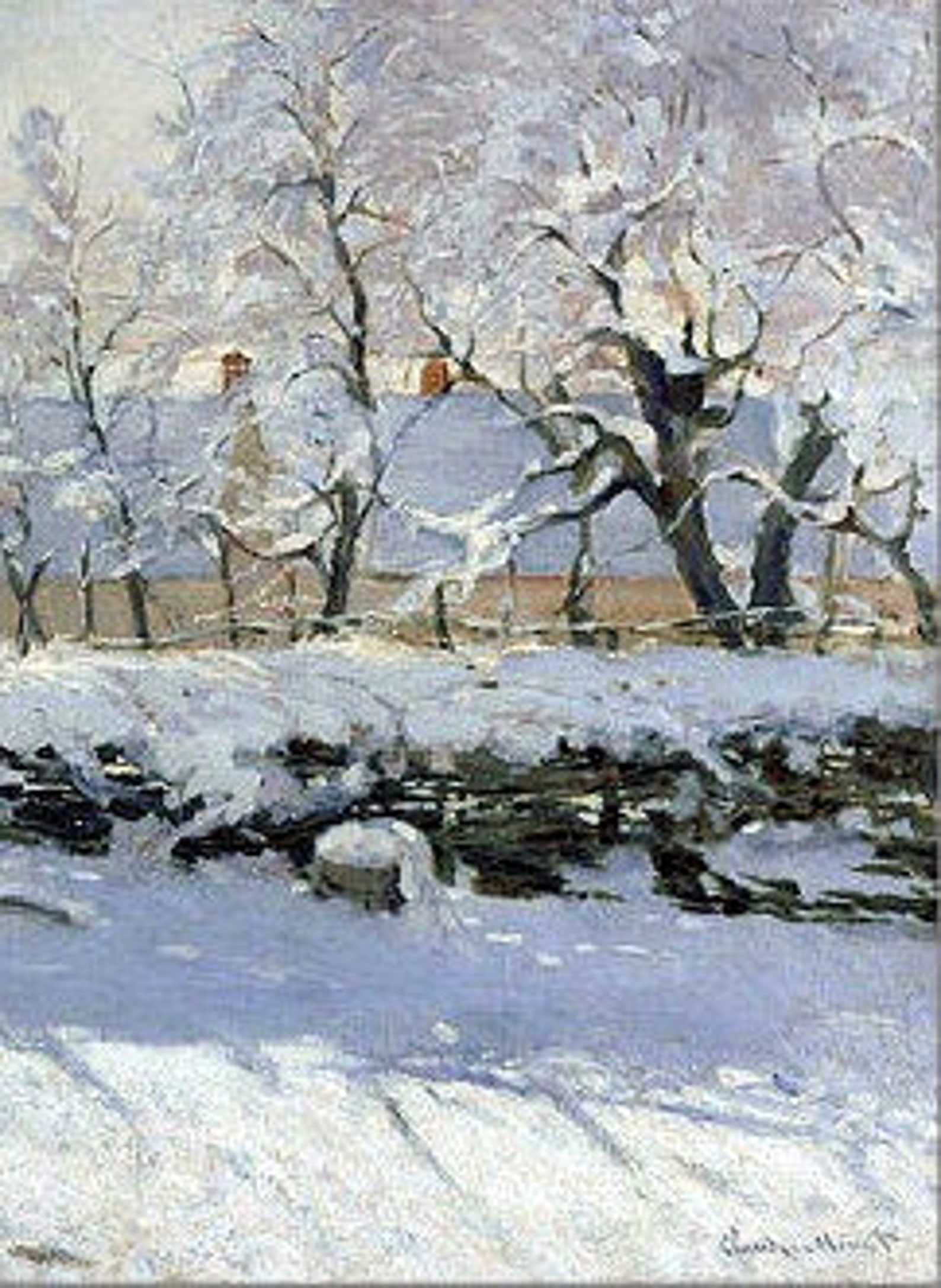 Claude_monet-the_magpie Antique French Art Print Antique - Etsy