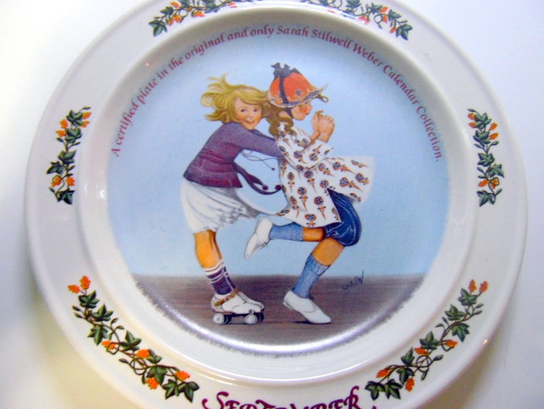Sarah Stillwell Weber Calendar Collector Plateseptember - Etsy