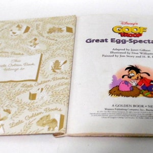 Little Golden Book, Goof Troop, Great Eggspectations. Kids Books ...