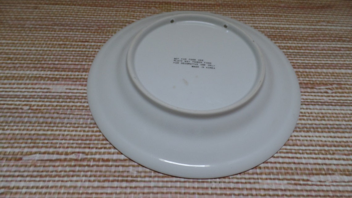 Vintage Souvenir Picture Plate. It Depicts Famous Landmarks - Etsy