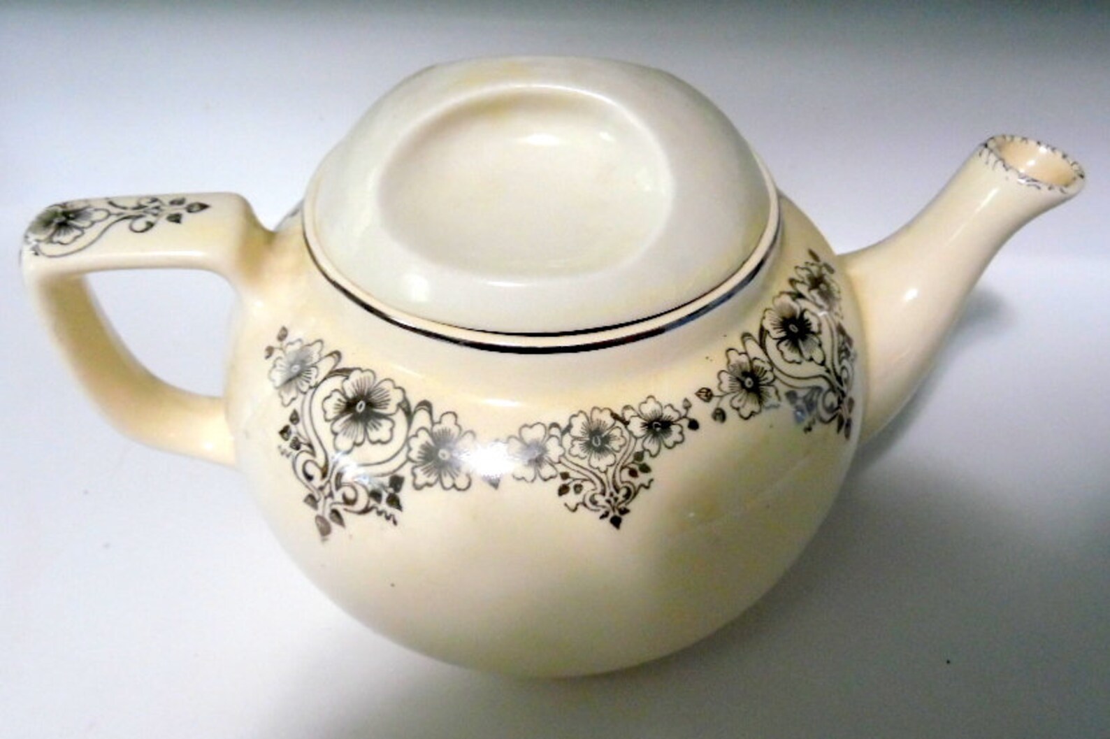 Vintage Paden Bakery Ceramic Teapot Light Ivory Color With - Etsy