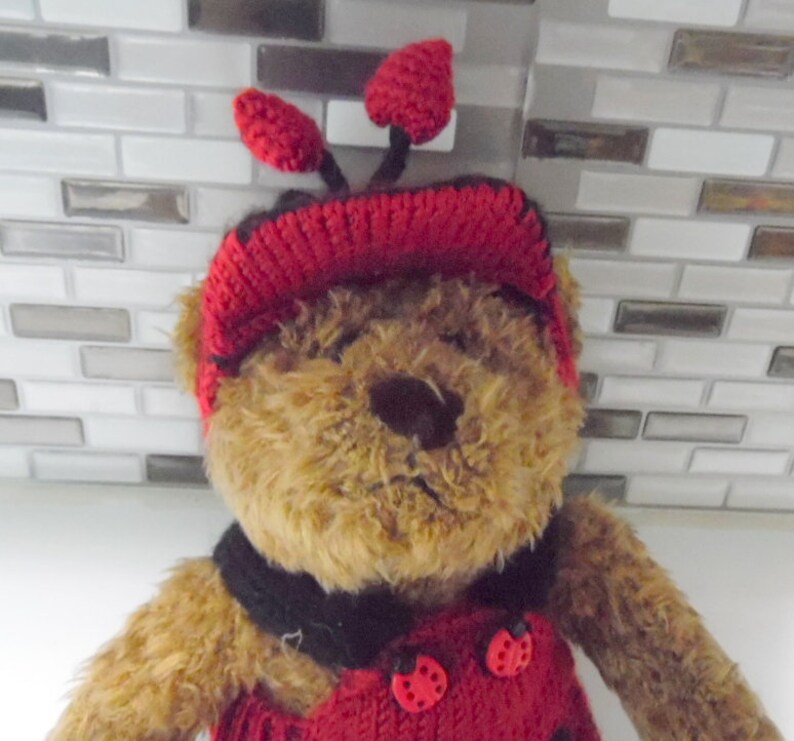 Fuzzy Brown Lady Bug Teddy Bear 12 Good Cond. Wearing - Etsy